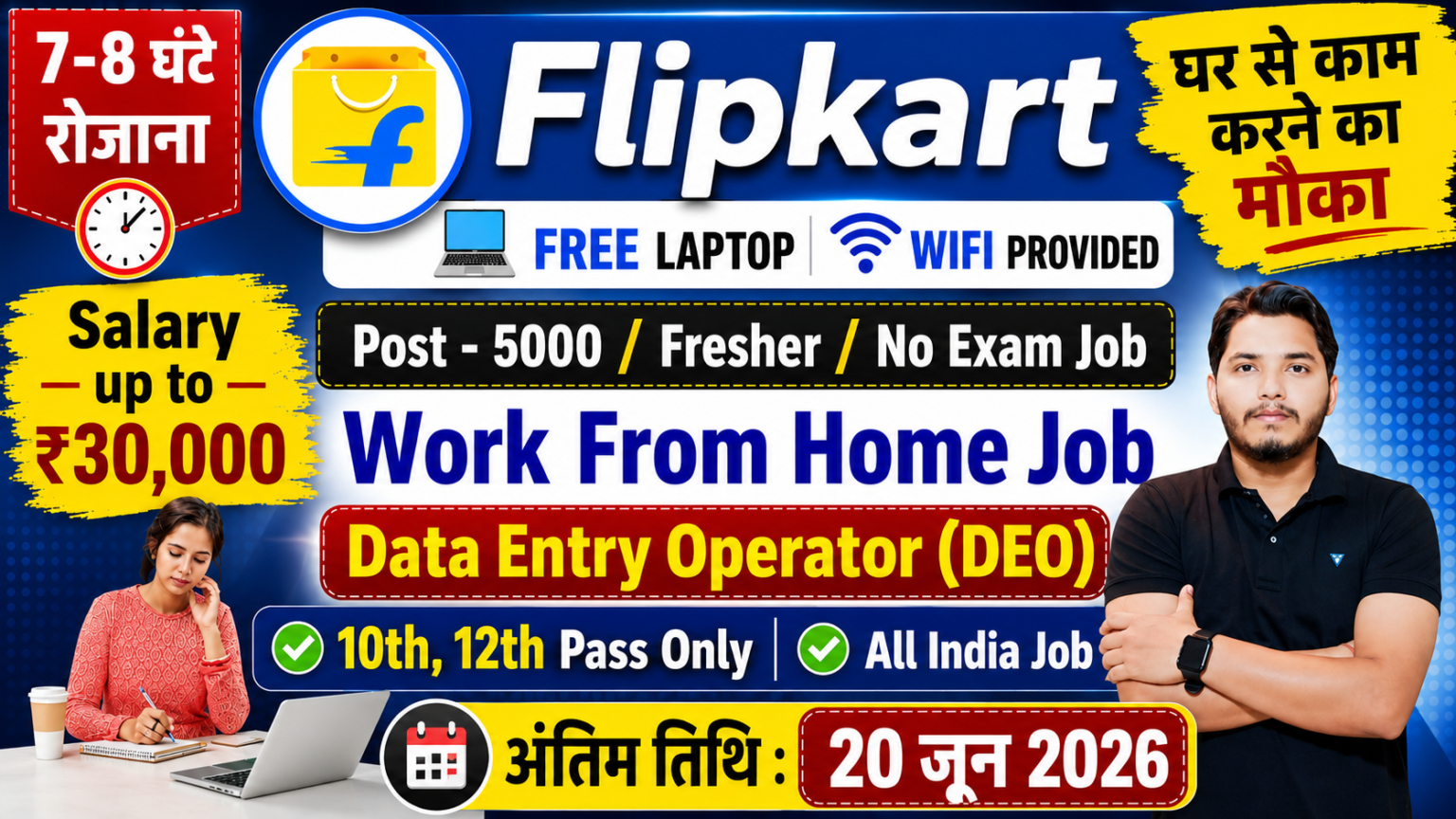 Flipkart DEO Recruitment 2025 Notification Out For Data Entry Operator ...